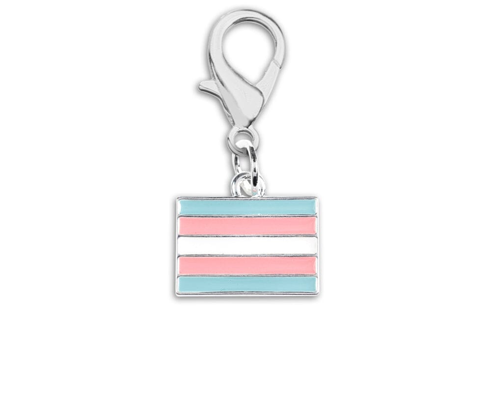Transgender Flag Hanging Charms, Zipper Pulls, Dog Collar Charms – We ...