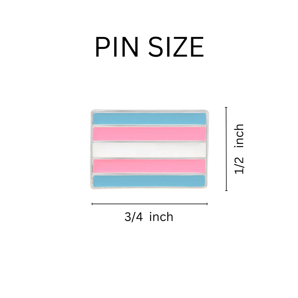 Rectangle Transgender Striped Pins, LGBTQ Gay Pride Awareness – We are ...
