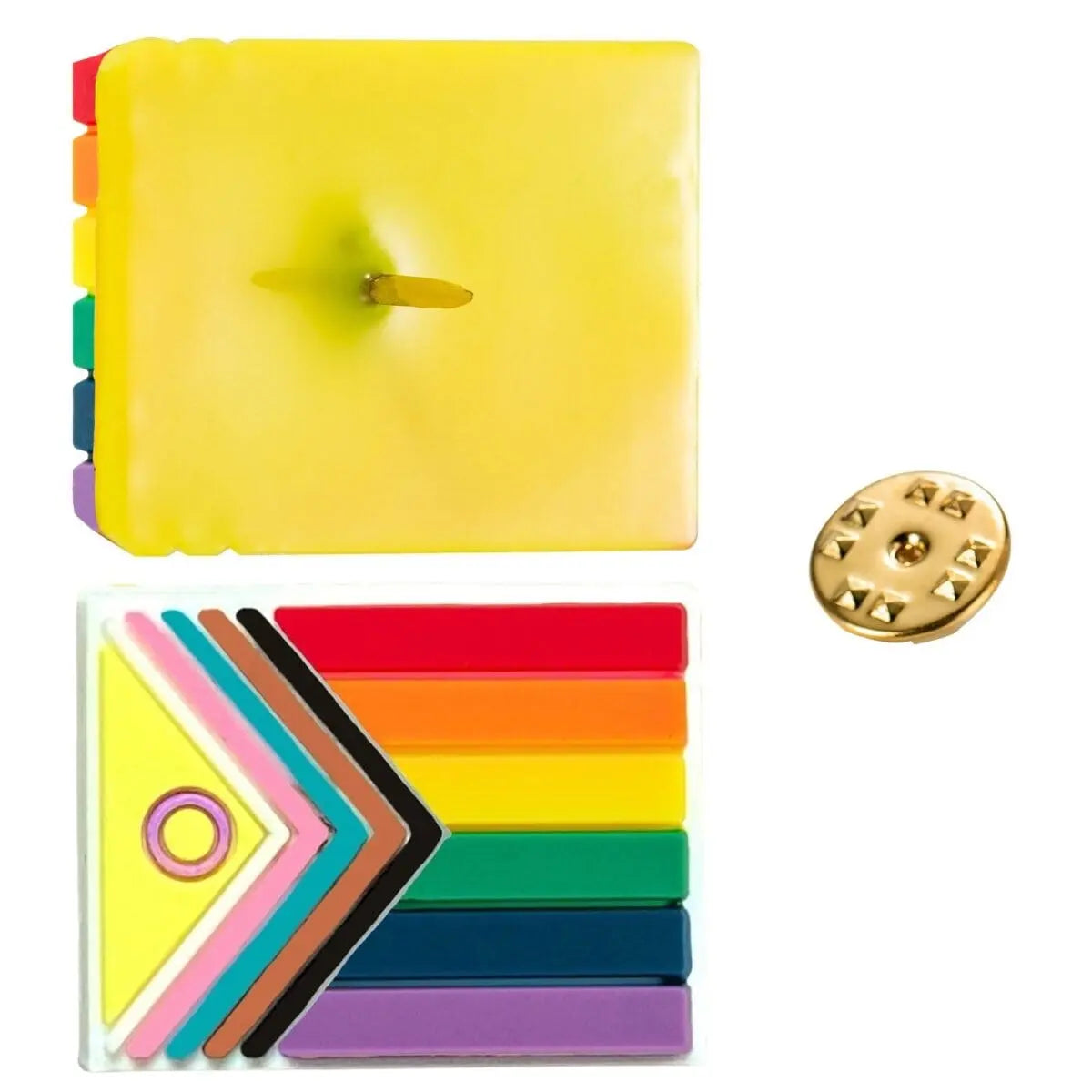 Daniel Quasar Intersex-Inclusive Progress Pride Flag Pins for PRIDE ...
