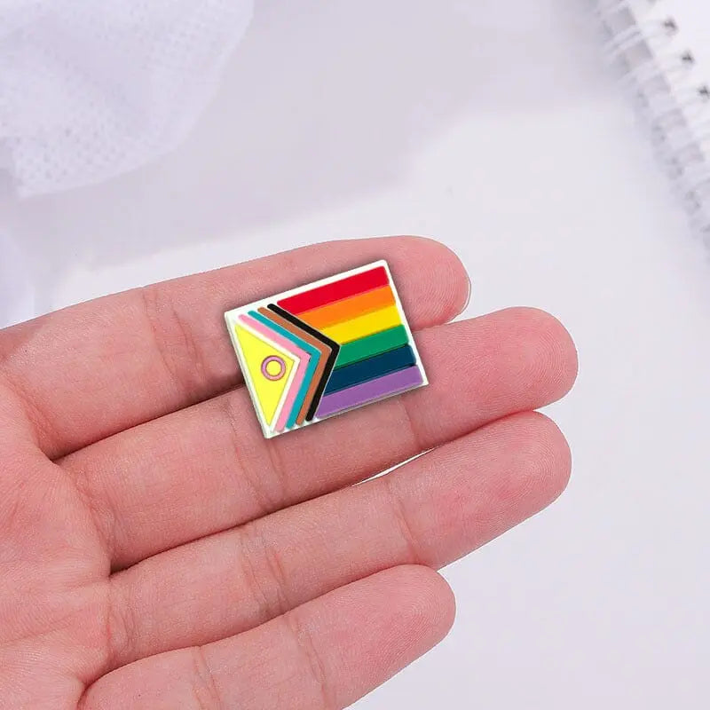 Daniel Quasar Intersex-Inclusive Progress Pride Flag Pins for PRIDE ...