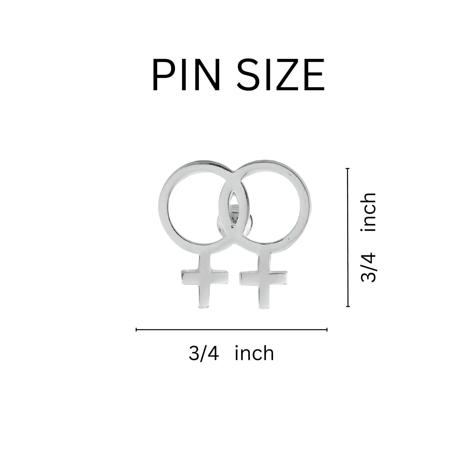 Same Sex Female Symbol Pins Wholesale, Bulk Lesbian LGBTQ Jewelry – We ...