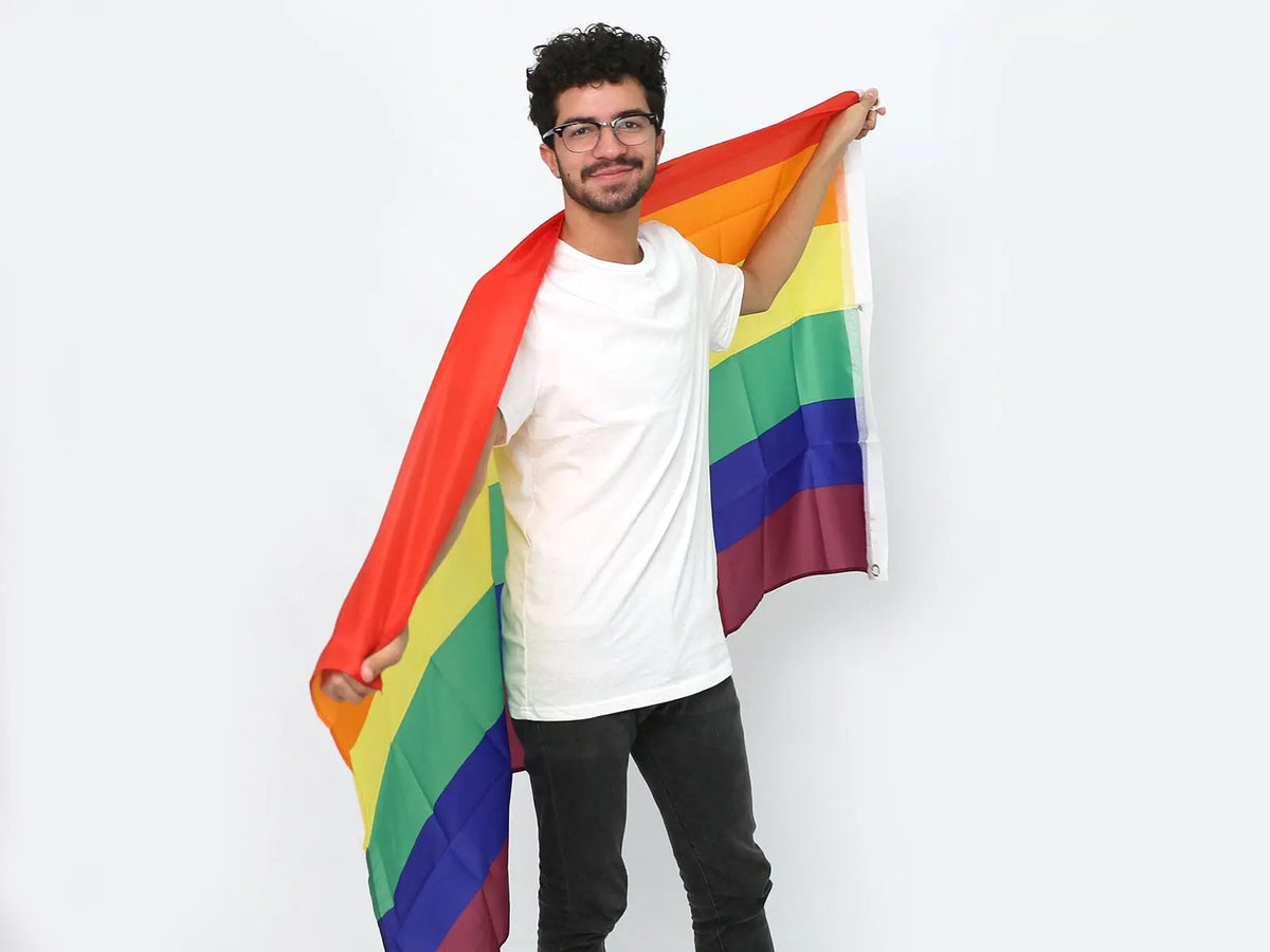 3 Feet by 5 Feet Rainbow Nylon PRIDE Flag, Pride Parade Flags – We are ...