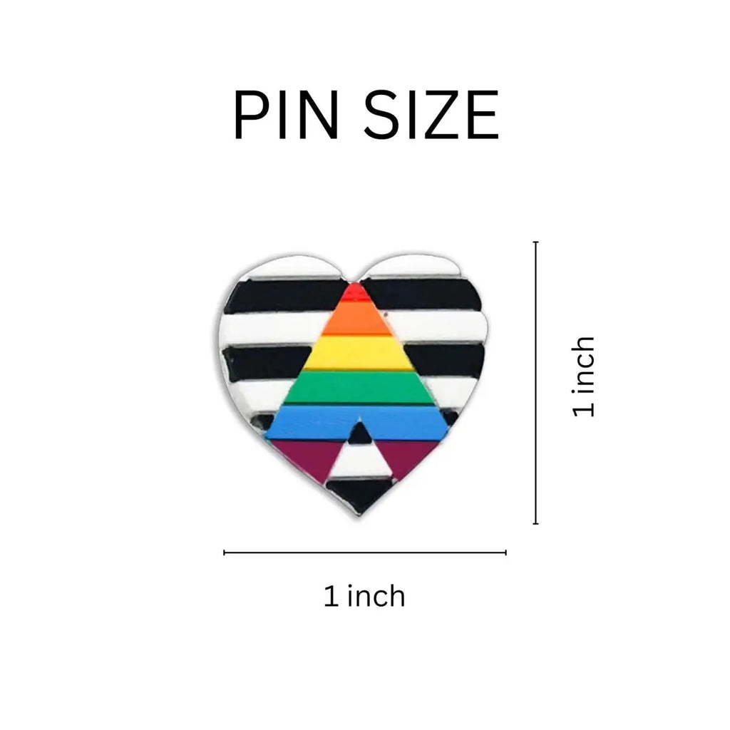 Cheap Straight Ally Allies Pins, LGBTQ Gay Pride Awareness Lapel Pins ...