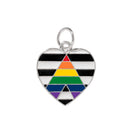 Straight Ally LGBTQ Heart Charms, LGBTQ Gay Pride Jewelry – We are Pride