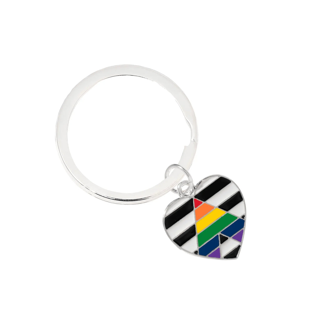 Straight Ally, Heterosexual Ally Heart Key Chains in Bulk Wholesale ...
