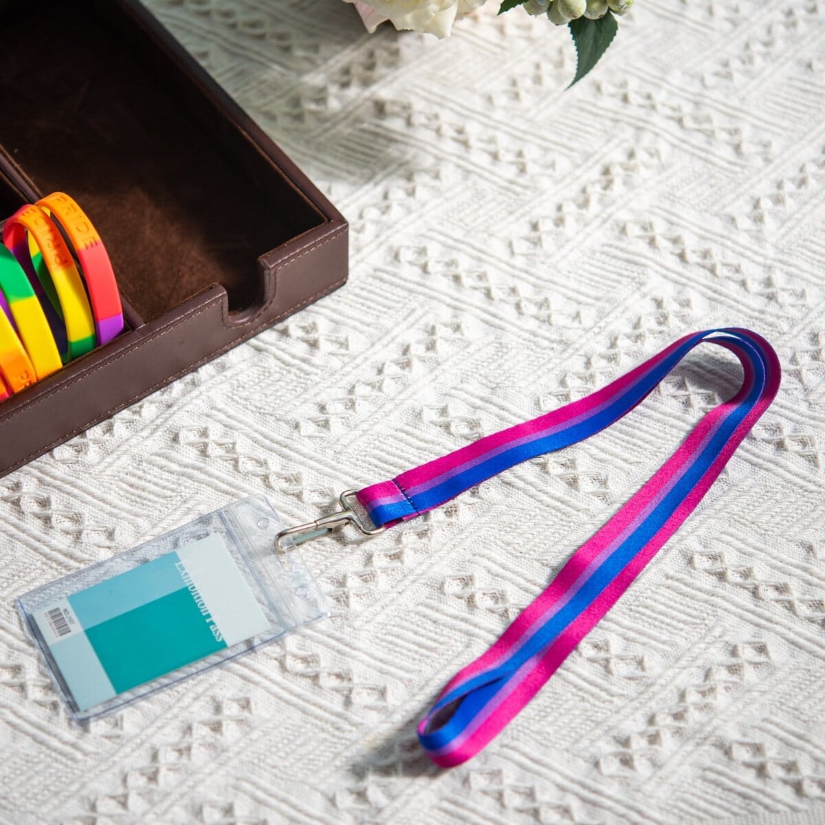 Bisexual Striped Lanyards LGBTQ Gay Pride Awareness – We are Pride