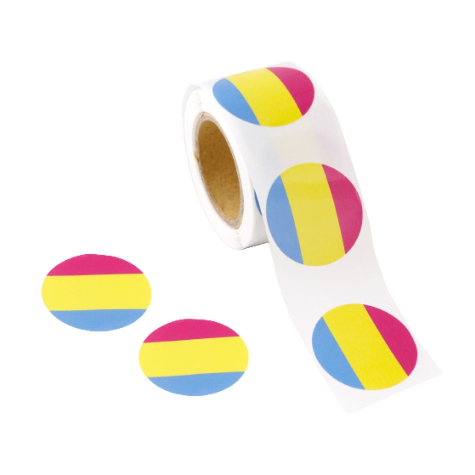 Pansexual Circle Stickers, LGBTQ Gay Pride Awareness – We are Pride