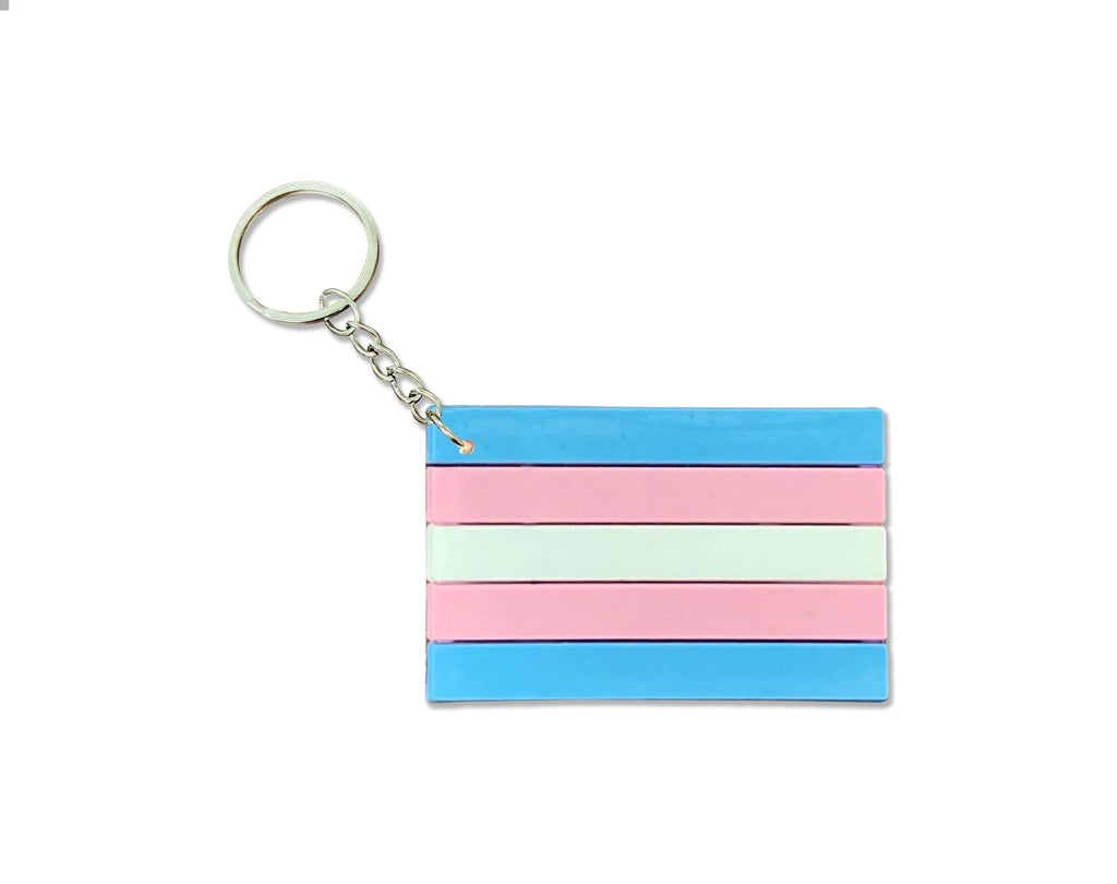 Transgender Flag Silicone Key Chains, Cheap Gay Pride Jewelry – We are ...