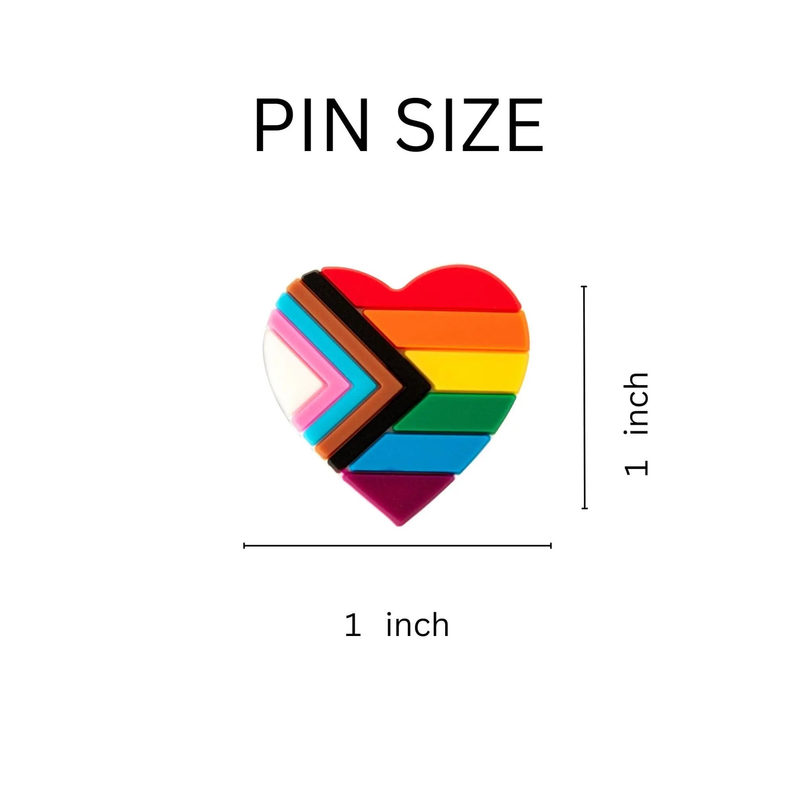 Bulk "Progress Pride" Daniel Quasar Flag Pins in Bulk Packs - We Are ...